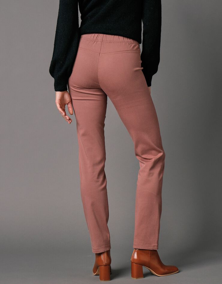 Modellerende broek met 'platte buik' effect en elastische taille ...